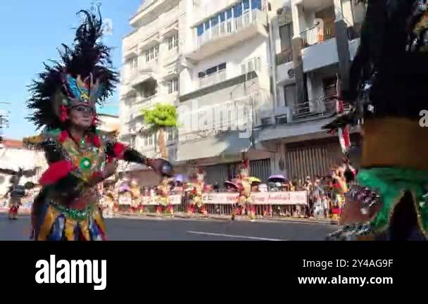 Topeng Ireng dance from Central Java on the 3rd BEN Carnival. This ...