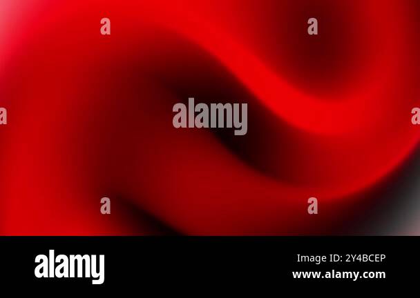 Dark red fire gradient liquid waves background. Smooth flowing from ...