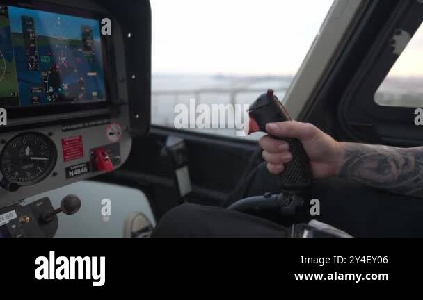 Close up instruments in helicopter cockpit Stock Videos & Footage - HD ...