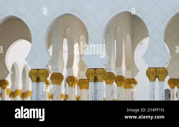 Sheikh zayed grand mosque arch arches Stock Videos & Footage - HD and ...