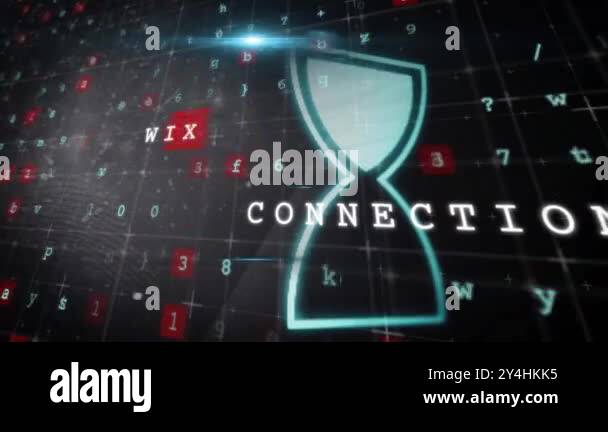 Animation letters over digital light Stock Videos & Footage - HD and 4K ...