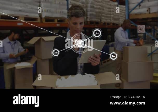 Delivery workers handling packages Stock Videos & Footage - HD and 4K ...