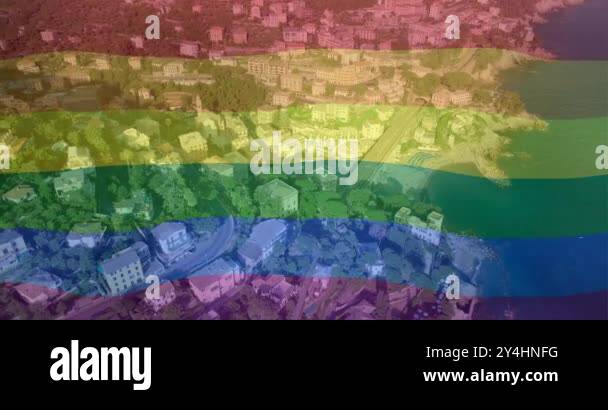 Landscape lgbtq pride flag Stock Videos & Footage - HD and 4K Video ...
