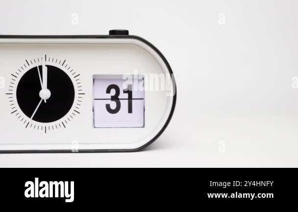 Tabletop clock Stock Videos & Footage - HD and 4K Video Clips - Alamy