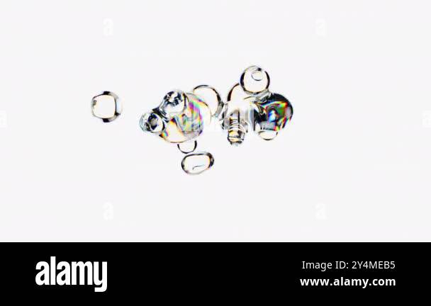 3D animation of abstract volume objects. Abstract morph liquid forms of ...