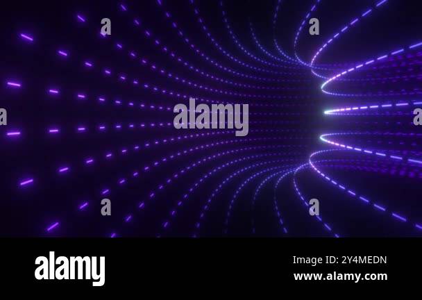 fly through stars tunnel 3D animation, 4K animated template for social ...