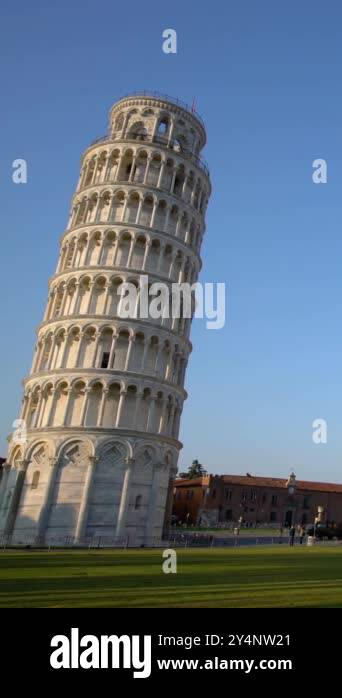 Leaning Tower of Pisa in Pisa, Italy. Leaning Tower of Pisa known ...