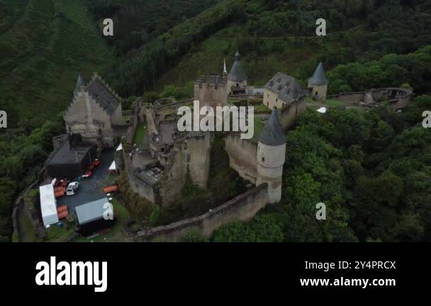 Discover the stunning architecture of Bourscheid Castle, nestled amidst ...