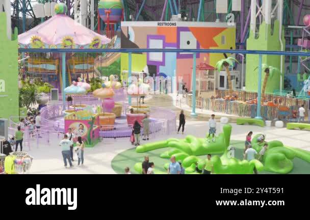 East Rutherford, New Jersey - July 15, 2023: Nickelodeon Universe ...