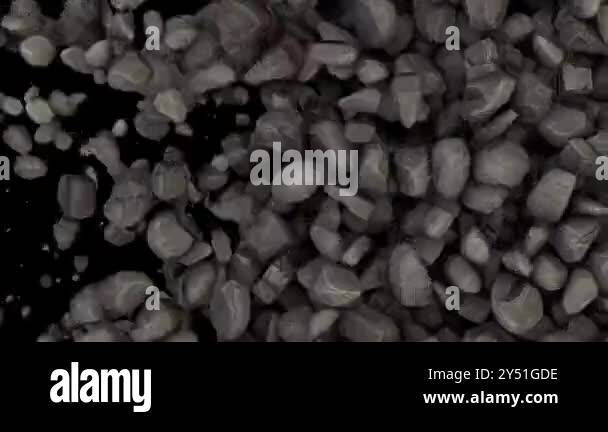 Dynamic Stone Transitions - Rock Animation Revealing Effect from side ...