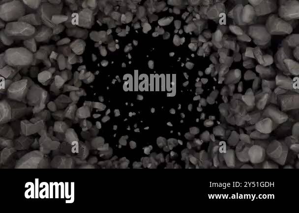 Dynamic Stone Transitions - Rock Animation Revealing Effect from edges ...