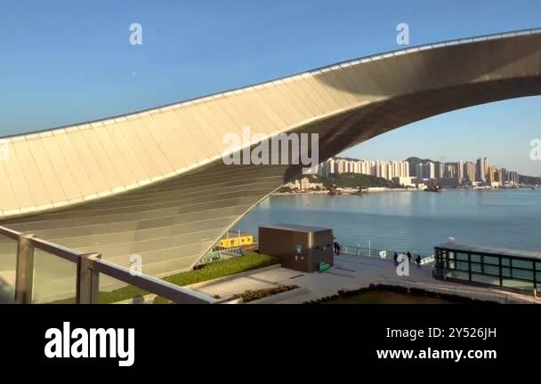Magnificent view of Kai Tak Cruise Terminal Park, a newly opened public ...