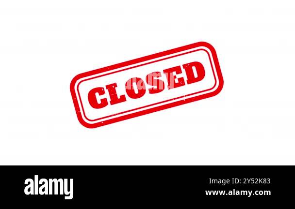 Closed stamp Stock Videos & Footage - HD and 4K Video Clips - Alamy