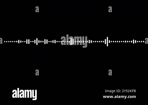 Sound waves sign, musical sound wave, soundwaves rhythm 4k animation ...
