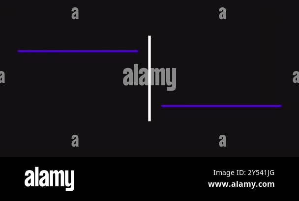 Cool modern design colors shades lower third animation in 4K Alpha Channel. Smooth movement ...