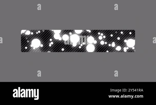 4K cool animated particle lower third in an alpha channel. Gray color ...