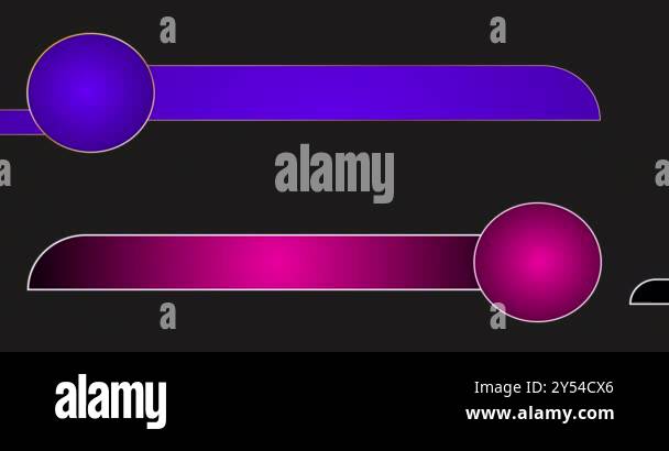 4K Fancy lower third pack in an alpha channel. Cool-designed pink and purple color lower third ...