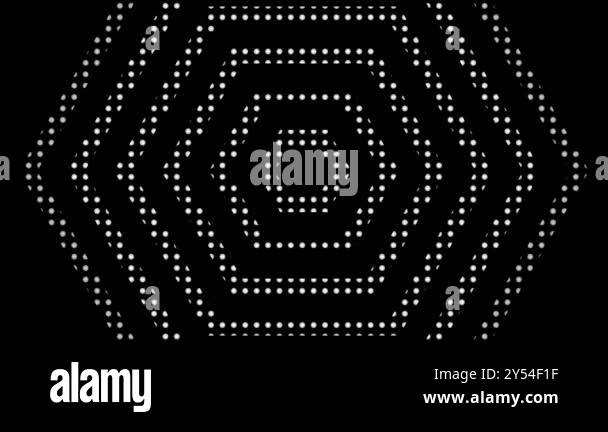 abstract animated halftone dotted retro technology background, random dots, and grids, 3d render ...