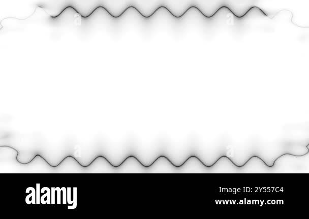 Abstract White Background With Wavy Border Stock Video Footage - Alamy