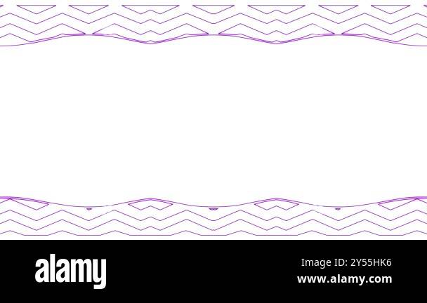 Purple Chevron Border Frame Stock Video Footage - Alamy