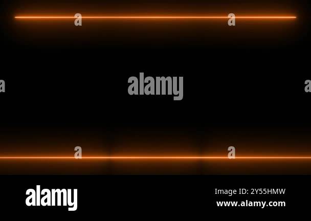 Abstract orange neon glow frame Stock Videos & Footage - HD and 4K ...