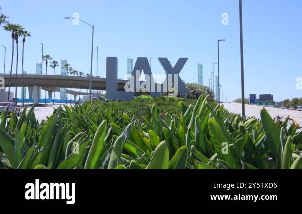Lax sign airport gateway Stock Videos & Footage - HD and 4K Video Clips ...