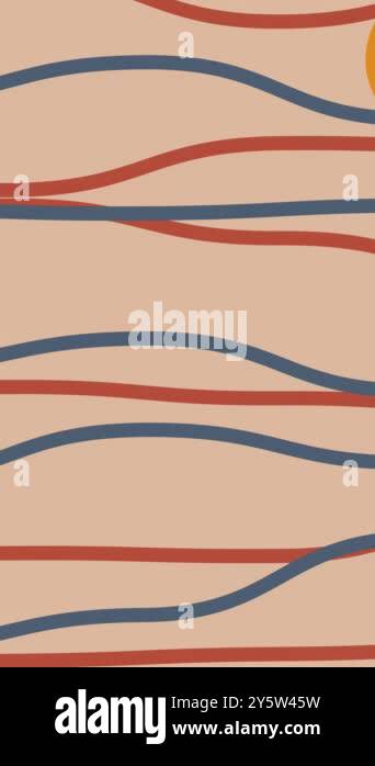 Hand drawn seamless animated background. Modern trendy illustrations ...