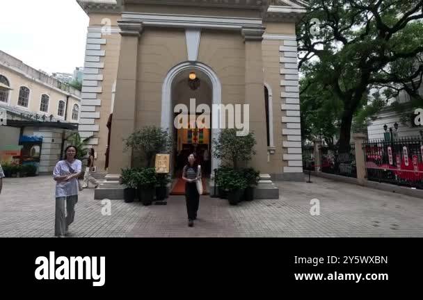 Guangzhou, China- 6 Jun 2024: Christ Church Shameen in Shamian Island ...