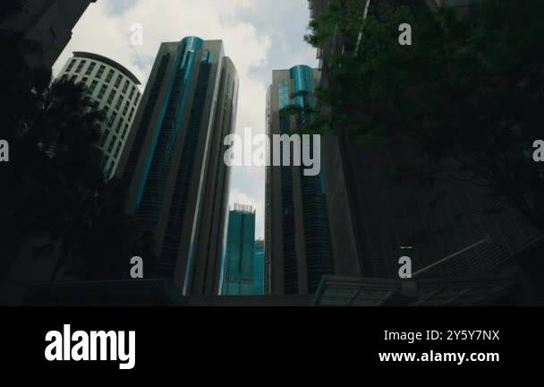 New Business District in Downtown in Malaysia. Beautiful Modern Office ...