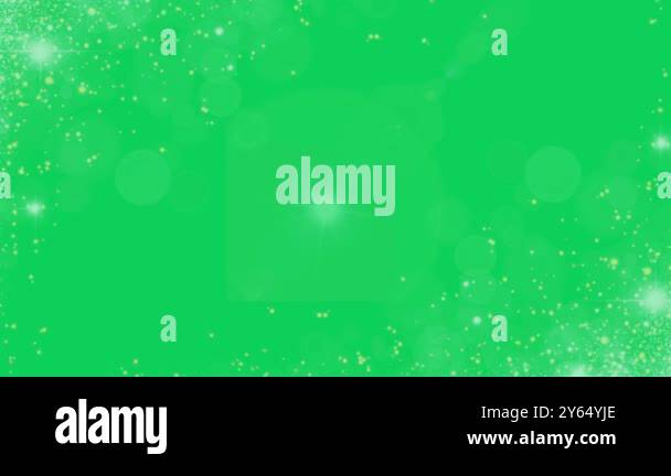 Glitter sparkle animated green screen, 3D Animation, Ultra High ...