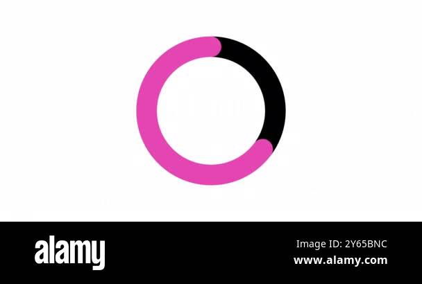 Simple Circle Loading Loop Animation On The White Background 4k Resolution Video Of Loading