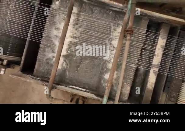 steel wire making process in factory.industrial grade heavy duty metal ...