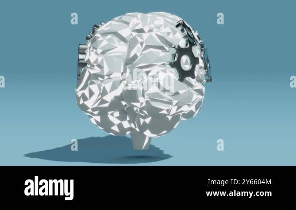 Artificial intelligence brain animation abstract Stock Videos & Footage ...