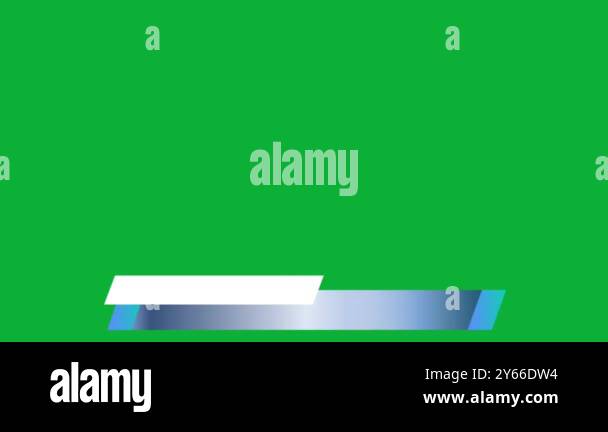Animated Breaking News lower third graphic on green screen, perfect for ...