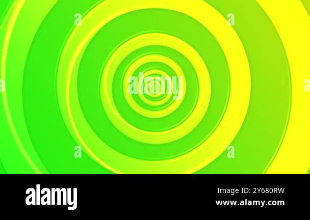 Vibrant abstract background with a dynamic spiral design of swirling circles in neon green and ...