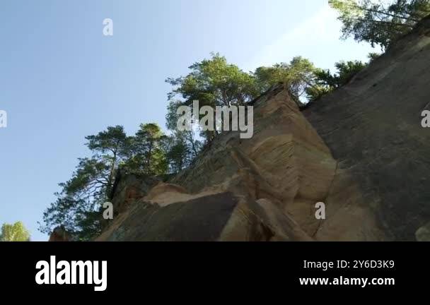 Very Beautiful Steep Rock Outcrops in the Nature Reserve. Outcrops do ...