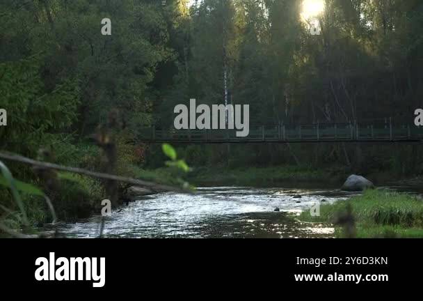 Overpass pedestrian bridge footbridge Stock Videos & Footage - HD and ...