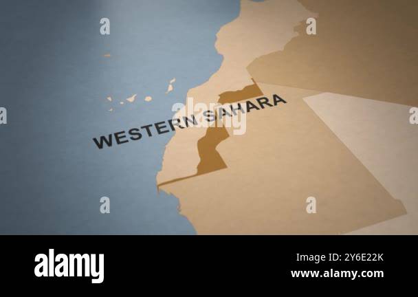 Map western sahara old Stock Videos & Footage - HD and 4K Video Clips ...
