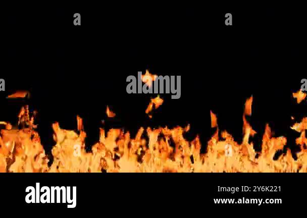 Burning Fire Flames with Alpha Channel, Exclusive, Unique Design ...