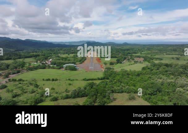 The breathtaking aerial view of Cobano Airport showcases its stunning ...