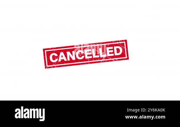 Cancel stamps Stock Videos & Footage - HD and 4K Video Clips - Alamy