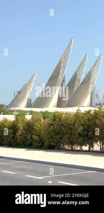 Abu Dhabi, UAE - September 8, 2024: Zayed National Museum Architectural ...