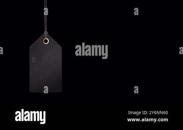 Drop Tag (10 %off) Black Friday on transparent alpha channel background ...