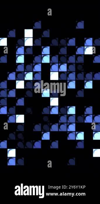 Abstract pixelated visualization of the world map. Motion. World map ...