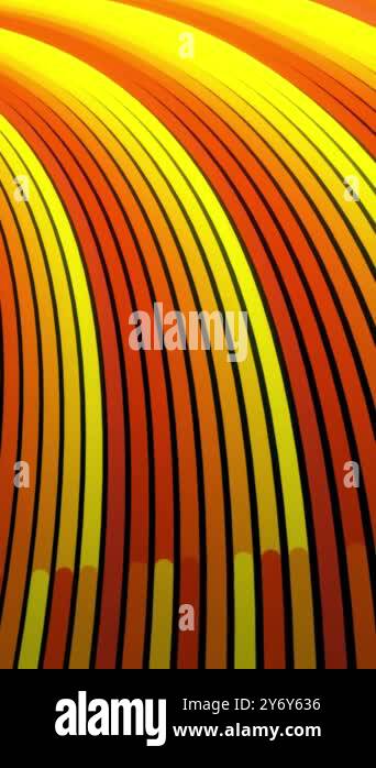 Abstract background of rotating looped bright lines. Animation. Solid ...