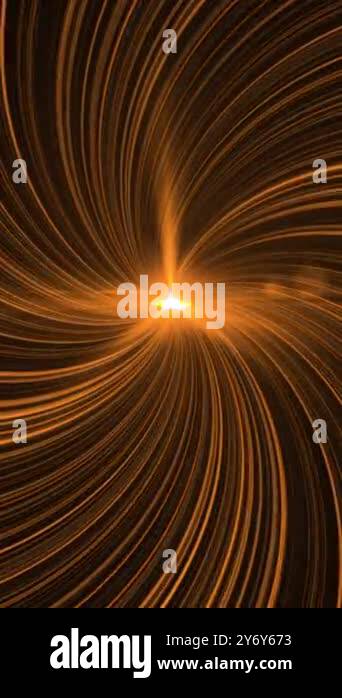 Colored spiral rotates and pulsates. Animation. Beautiful spiral of ...