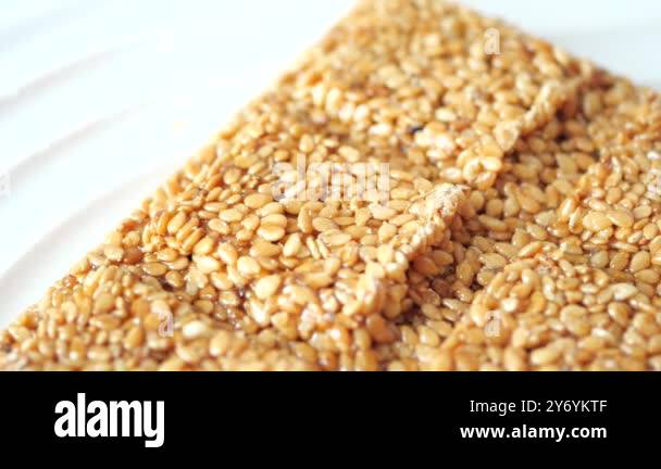 Sesame snack bars Stock Videos & Footage - HD and 4K Video Clips - Alamy