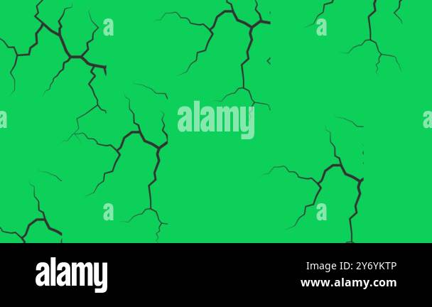 Green Screen cracks of wall, road cracks, floor cracks animation ...