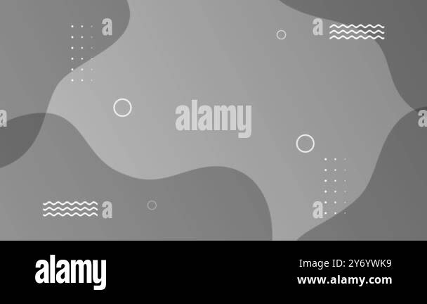 Gray abstract looping animation with fluid geometric shapes Stock Video ...