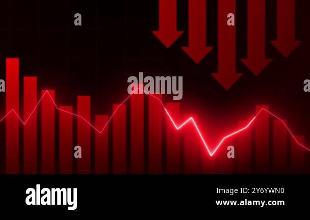 Economic downturn chart arrows Stock Videos & Footage - HD and 4K Video ...